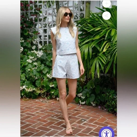 Julia Amory | Shorts | Julia Amory Kelly Short And Slim Fit Shell In ...